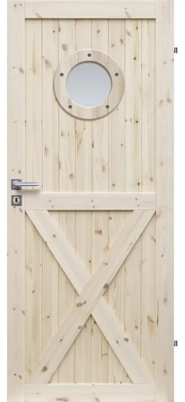 Interiérové dveře Radex dřevěné LOFT OX Šířka dveří: 70 cm, Otvírání dvěří: Pravé