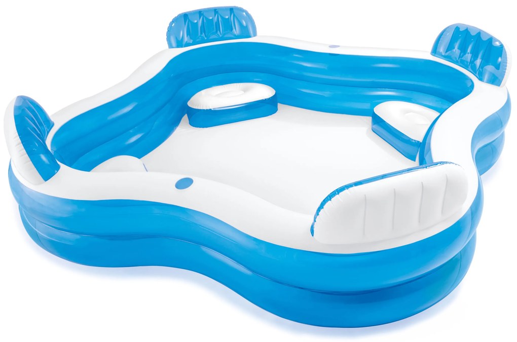 INTEX Nafukovací bazén INTEX se sedátky 229 × 229 cm