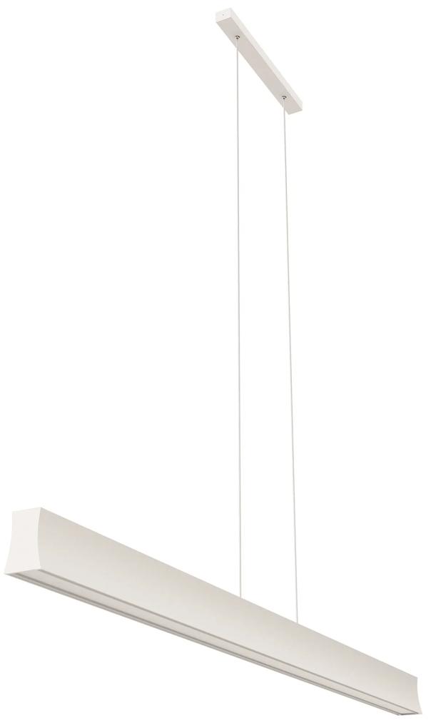 Mantra 7543 Hanok, lineární bílé závěsné svítidlo LED 38W 4000K 110°, délka 120cm
