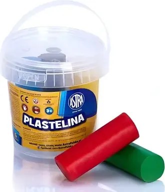 ASTRA Plastelína / 6 barev / plastový kbelík