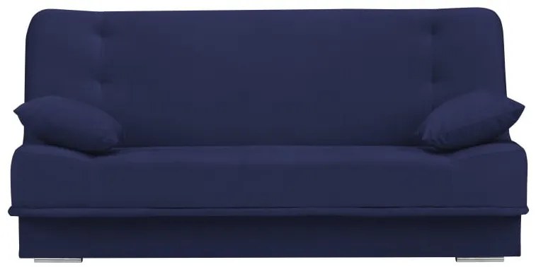 Tmavě modrá třímístná rozkládací pohovka s úložným prostorem Melart Andre