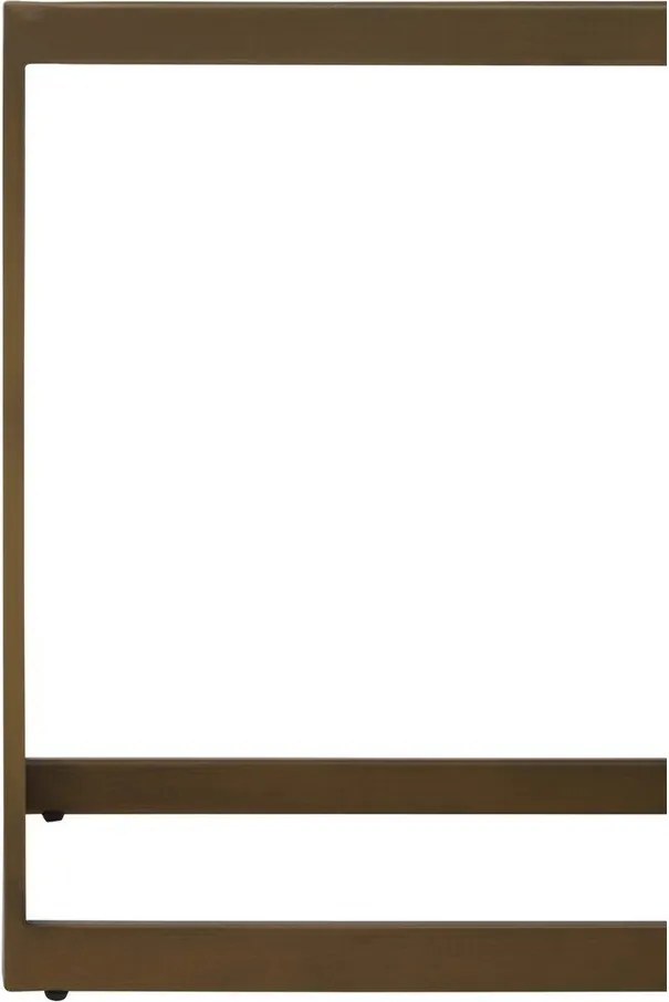 Hnědý/v přírodní barvě konferenční stolek s deskou v dubovém dekoru 40x120 cm Grenoble – Premier Housewares