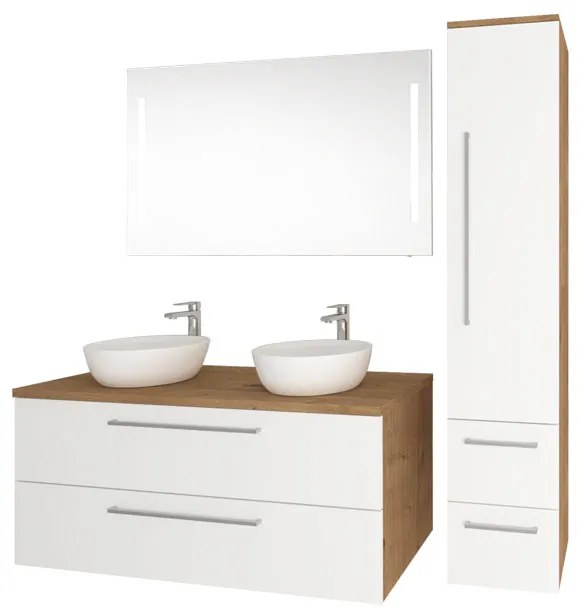 Mereo Mereo, Bino, koupelnová skříňka vysoká 163 cm, pravá, Multidecor, CN698BIAA