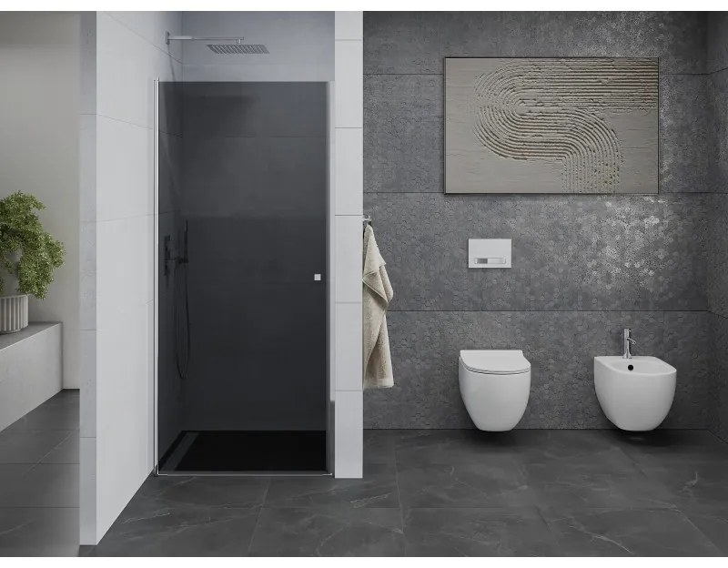 Mexen Pretoria otočné sprchové dveře 70 cm, Grafitově černá, Chromovaná - 852-070-000-01-40