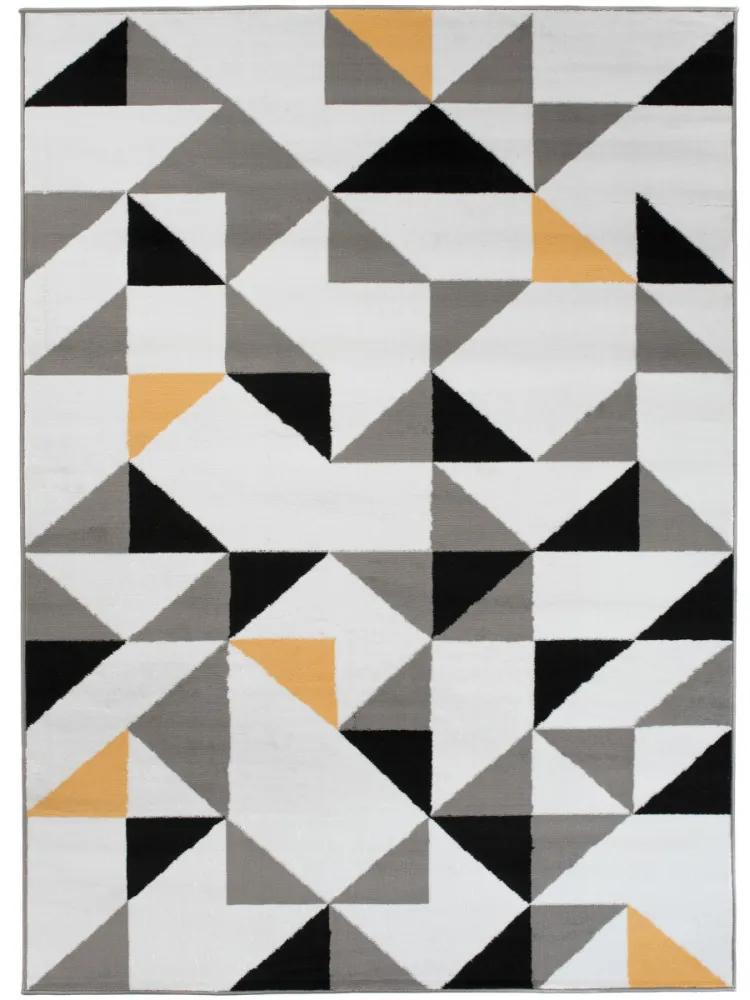 Kusový koberec PP Lester bílý, Velikosti 160x220cm