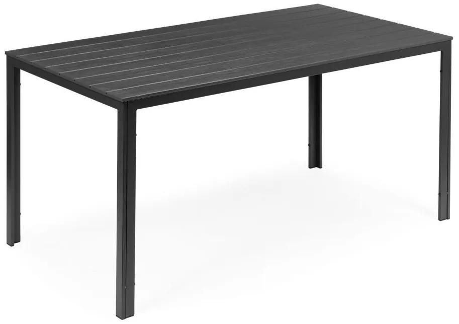 modernHOME Zahradní stůl Polywood pro 6 osob, šedý SAK-156 GRAY