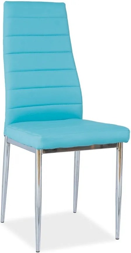 Jídelní čalouněná židle H-261 modrá