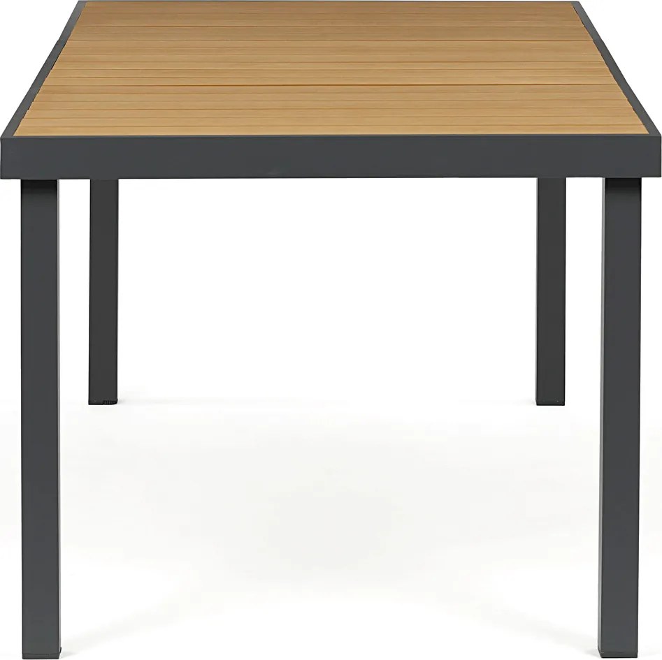 Zahradní stůl KAMPA - polywood / šedá hliníková konstrukce