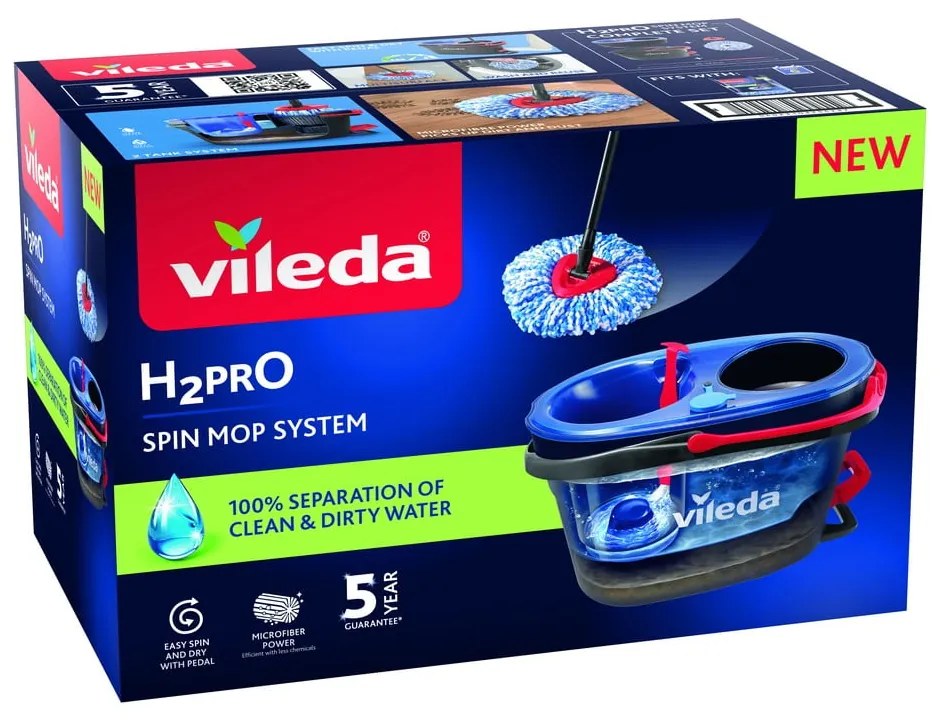 Rotační mop s kbelíkem H2PrO – Vileda