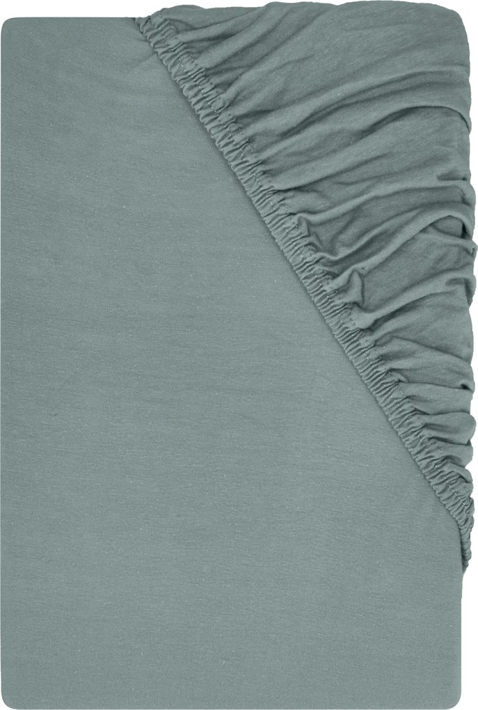 Livarno® Žerzejové napínací prostěradlo, 180-200 x 200 cm (zelená)