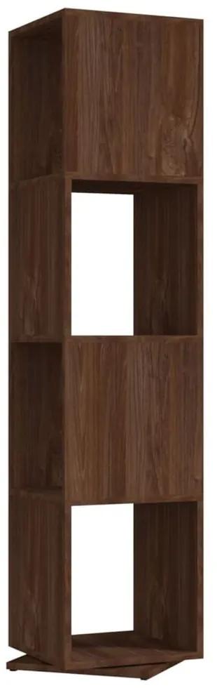 Petromila Otočná skříňka hnědý dub 34,5x34,5x75,5 cm dřevotříska