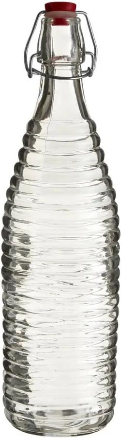 Skleněná lahev Premier Housewares Clip, výška 32 cm