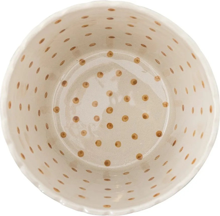 Světle zelená/krémová keramická servírovací miska 1,9 l Chip – Bloomingville