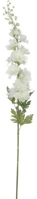 Umělá květina delphinium 78 cm bílá