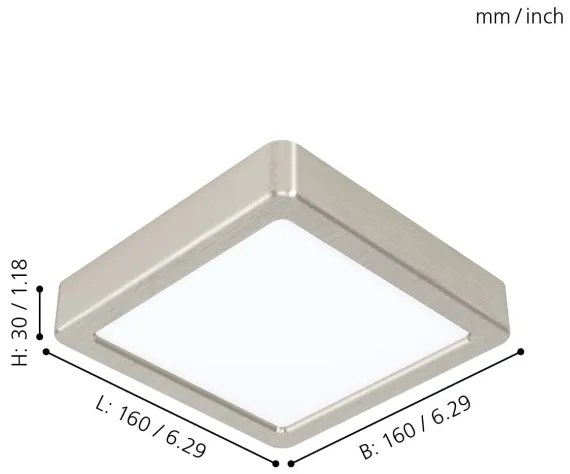 Eglo 99252 - LED Stropní svítidlo FUEVA 5 LED/10,5W/230V