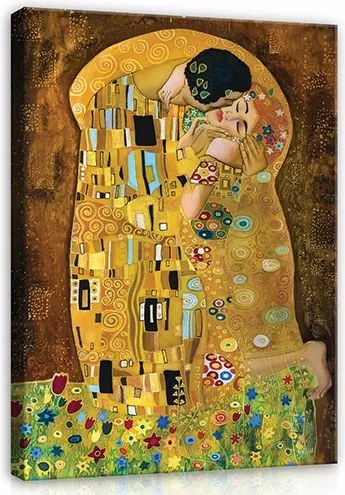 Obraz Gustav Klimt Abstrakce Moderní Do Ložnice Obývacího Pokoje Velký 120x80