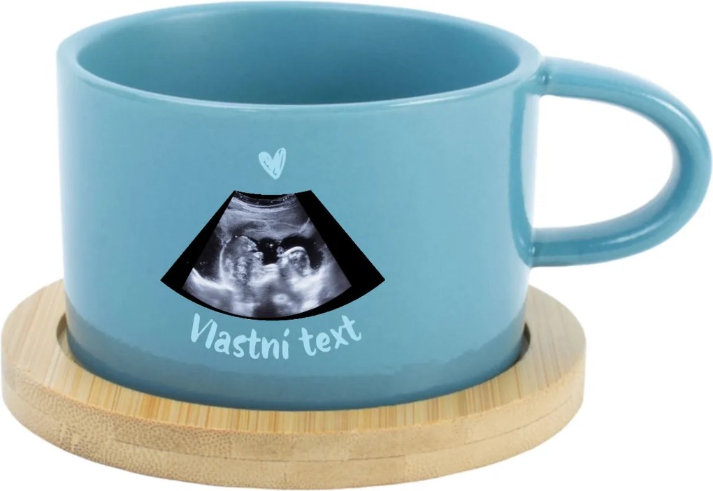 Personalizovaný keramický hrníček "MAKRONKA" s ultrazvukem