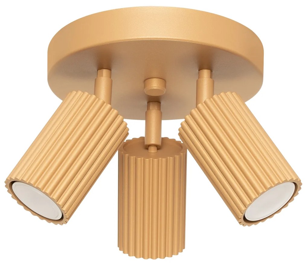 Sollux Lighting Stropní svítidlo KARBON 3P zlaté