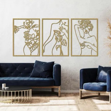 Elegantní nástěnná dekorace ženy – Moderní umění do interiéru | SENTOP PR0480
