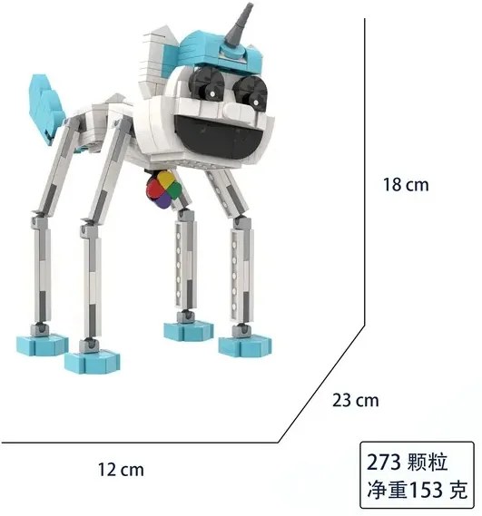 Poppy Playtime Smiling Critters stavebnice - ještě strašidelnější Barva: 18