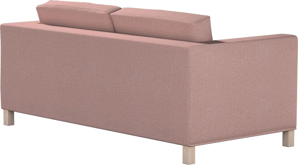 Potah na pohovku IKEA Karlanda rozkládací, krátký barva růžová látka pletený vzor