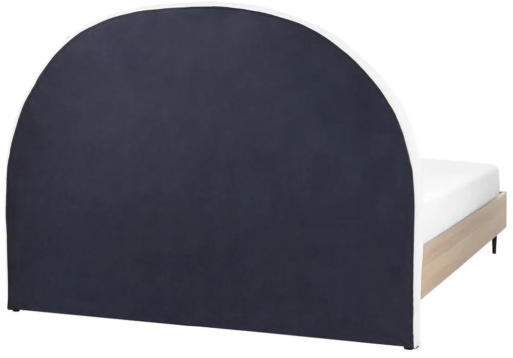 Manželská postel 160 cm Milza (bílá). 1081404