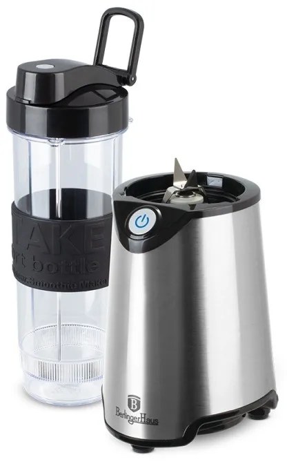 BERLINGERHAUS Mixér smoothie maker s lahví Black Silver Collection BH-9447