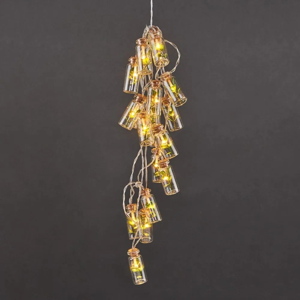 URBAN JUNGLE LED - zavařovací sklenice USB 20 světel
