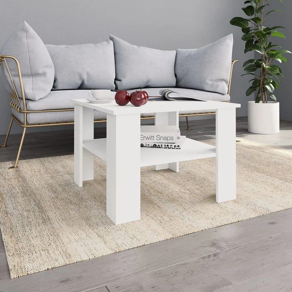 vidaXL Konferenční stolek 60 x 60 x 42 cm dřevotříska [800215] Barva: Betonová šedá