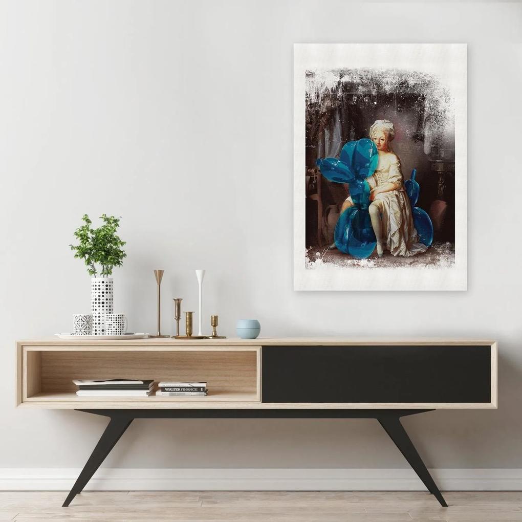 Gario Obraz na plátně Dívka na nafukovacím koni - Jose Luis Guerrero Rozměry: 40 x 60 cm