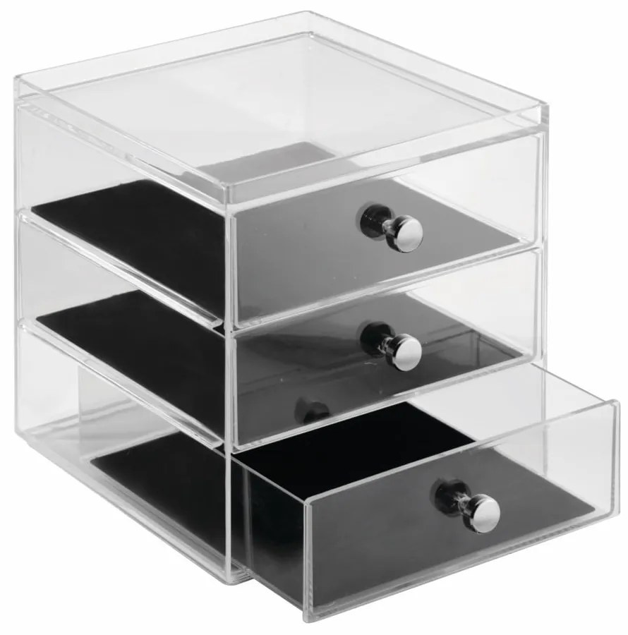 Organizér se 3 zásuvkami iDesign Serwa, výška 18 cm