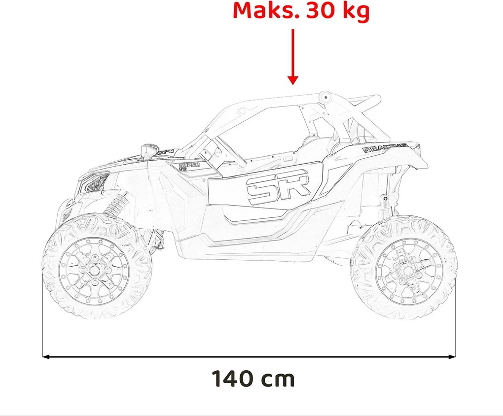 Ramiz Bugina Buggy SR SUPER 66 oranžové
