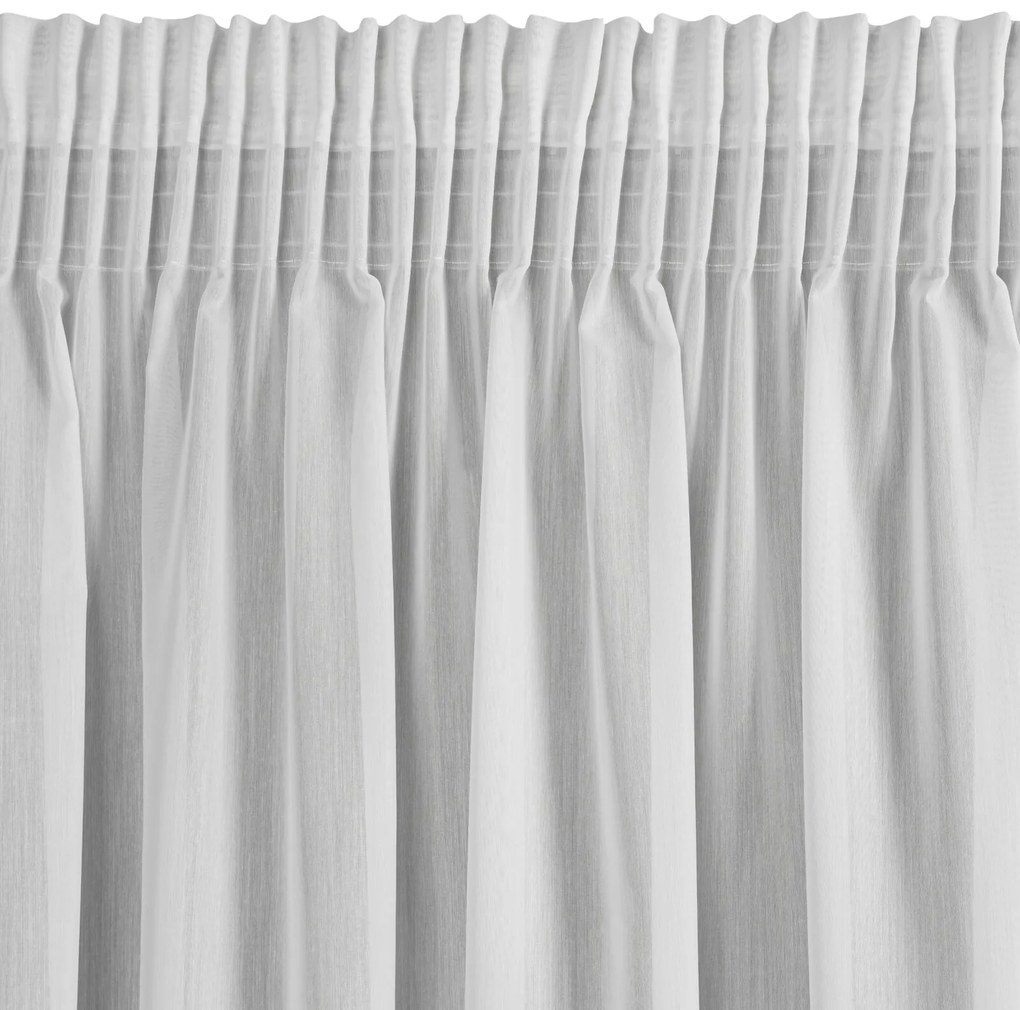 ZÁCLONA NA PÁSCE ELENA 300X150 CM BÍLÁ