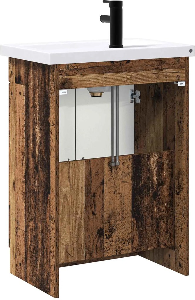 Sada koupelnového nábytku Staré dřevo 78,5 x 37,5 x 81 cm 3404202