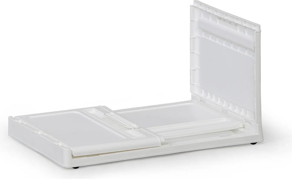 Velký skládací regálový box XL 62 l, 558x360x310 mm, bílý