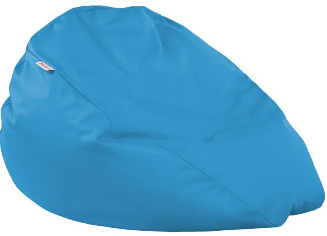 Sedací pytel SAKO blankytný modrý ekokůže