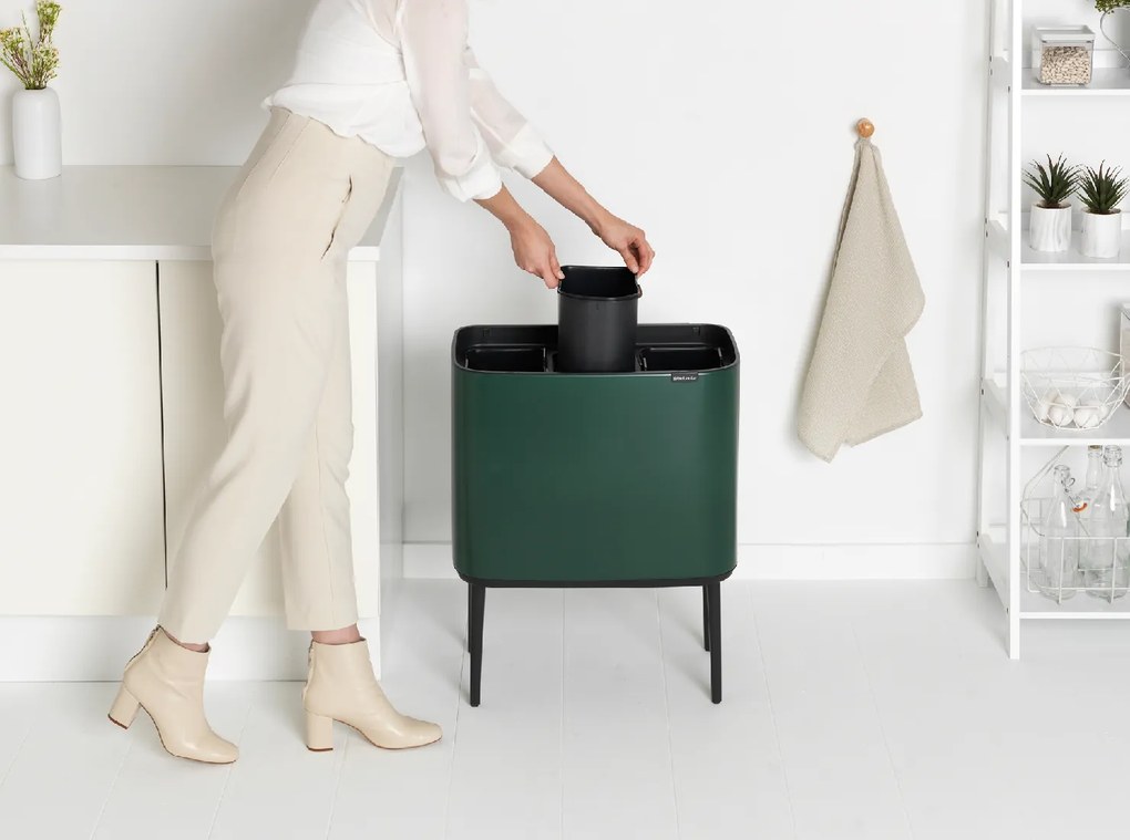 Brabantia BO Touch Bin 3x11L zelená