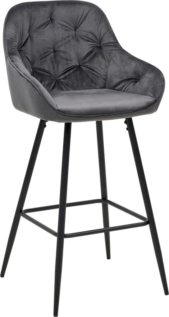 XXXLutz BAROVÁ ŽIDLE, šedá Carryhome - Barové židle - 001125006601