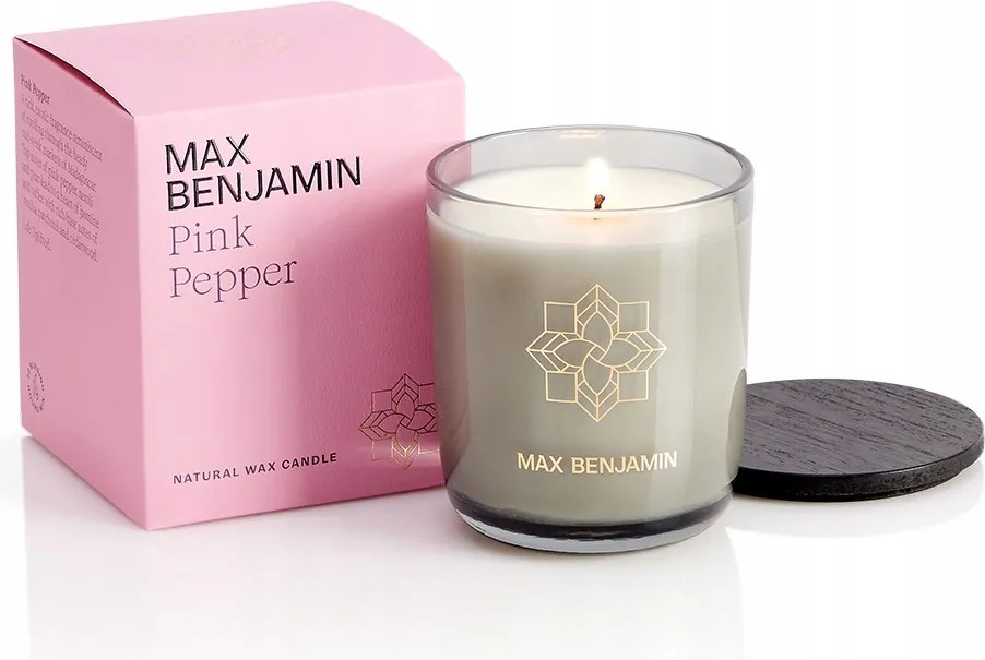 Vonná svíčka sójová Pink Pepper Max Benjamin