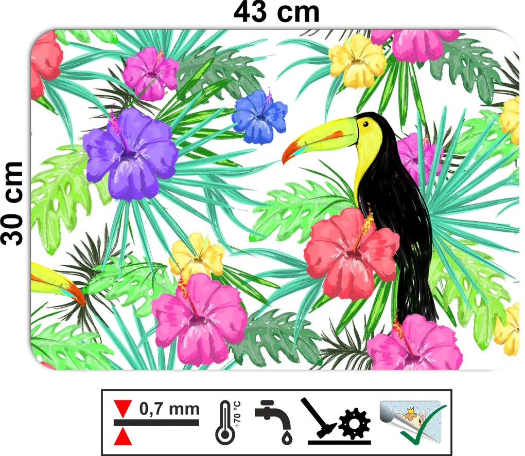 PokojovaDekorace.cz, Prostírání - 765, Kytky, 43x30cm