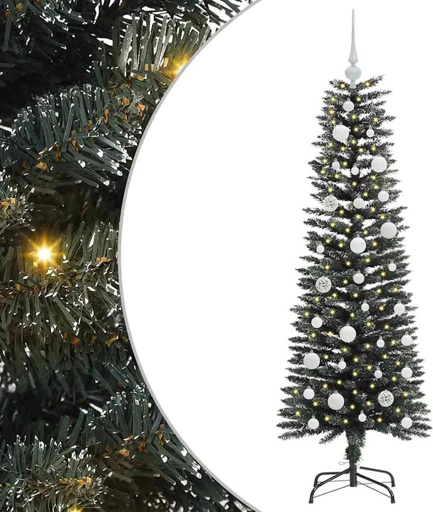 Umělý vánoční stromeček Zelená 120 cm PVC, plast a ocel 3395919