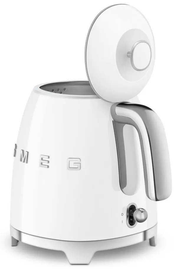 Bílá rychlovarná konvice z nerezové oceli 800 ml Retro Style – SMEG