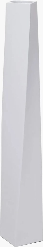 Váza HYDRON, sklolaminát, výška 80 cm, bílý