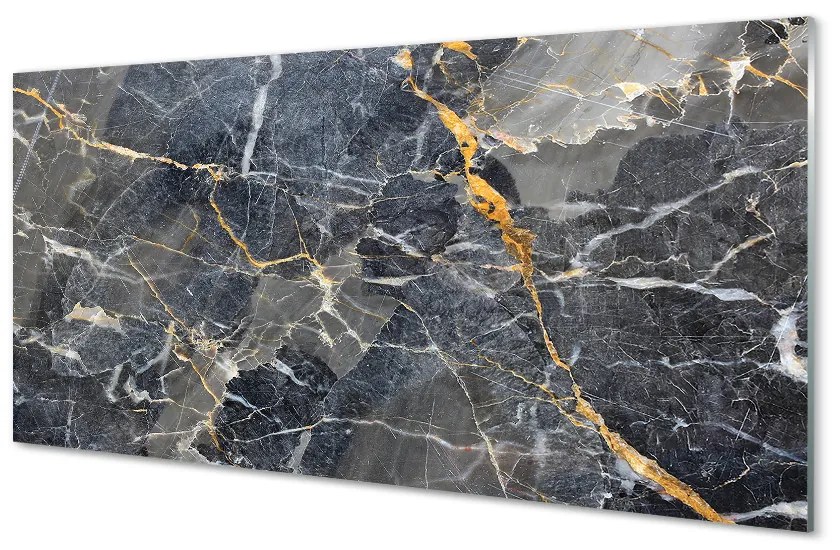 Skleněný panel Marble kamenná zeď