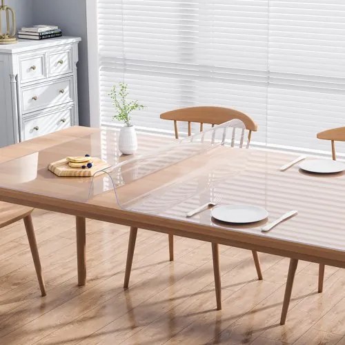 průhledný chránič na stůl, 45,7 × 91,4 cm obdélníkový obal na stůl