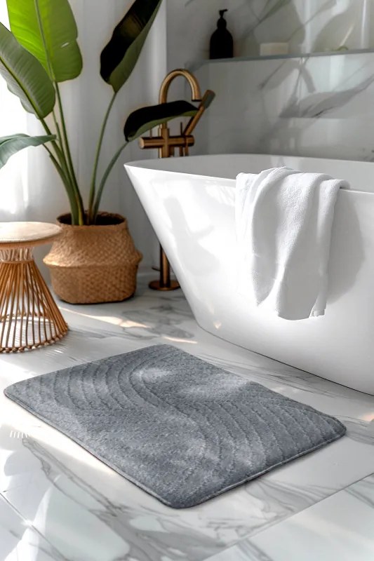 Koupelnová předložka šedá Comfort,2 set