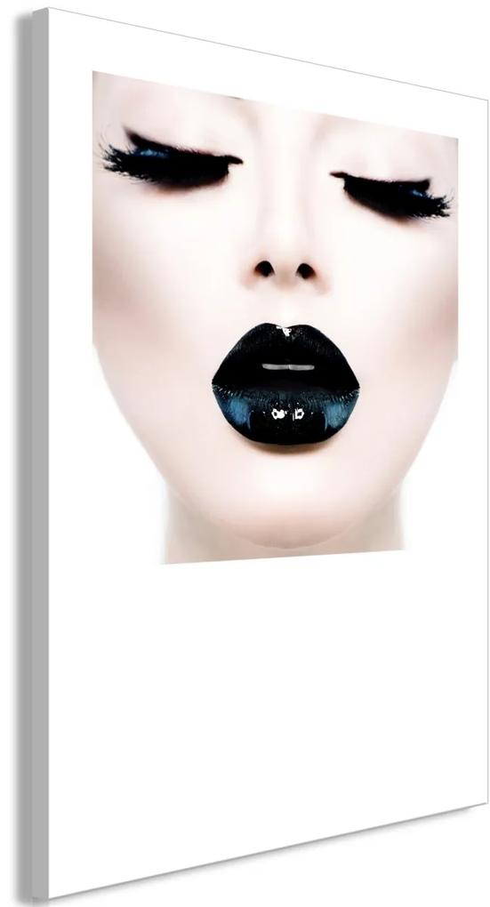 Obraz - Black Lips (1 Part) Vertical