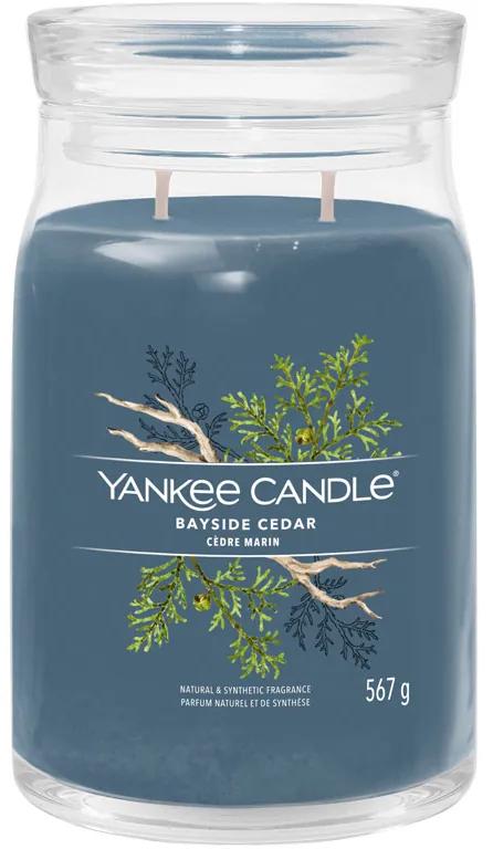 Yankee Candle – Signature svíčka Bayside Cedar (Pobřežní cedr) Velikost: střední 368 g
