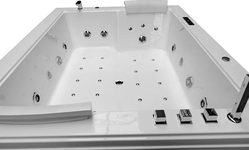 BPS-koupelny Hydromasážní vana DIABLO 666 II 180x150 s ohřevem vody