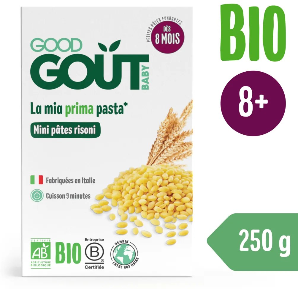 Good Gout BIO Italské těstovinové risoni 250 g